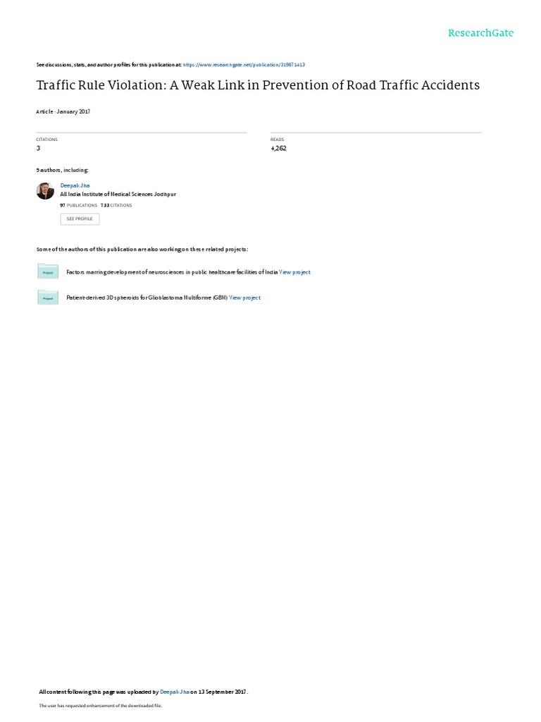 Trafiic Rules | PDF | Traffic Collision | Traffic Light