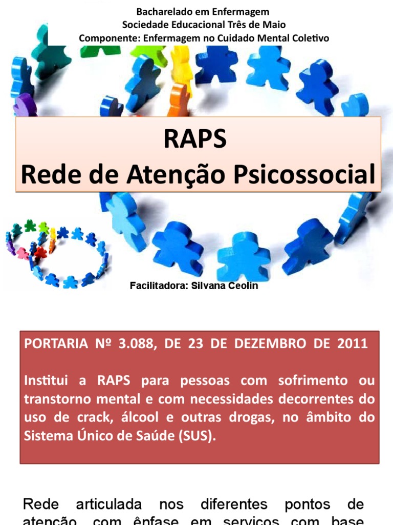 Aula RAPS | PDF | Saúde mental | Enfermagem