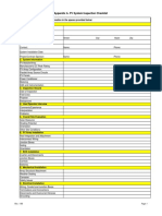 Solarpv Checklist | PDF | Photovoltaic System | Photovoltaics