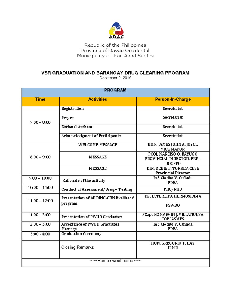 Program Drug Clearing | PDF