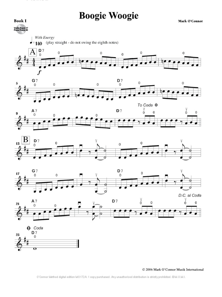 Boogie Woogie Violin | PDF