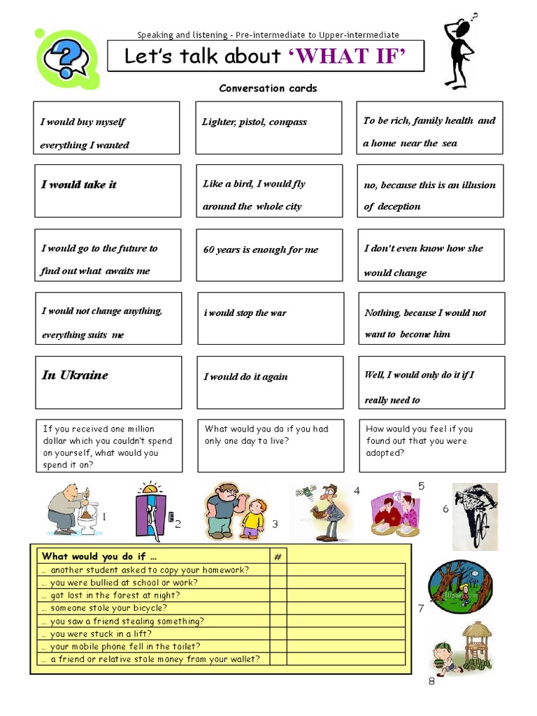 Lets Talk About What If Fun Activities Games - 4488 | PDF