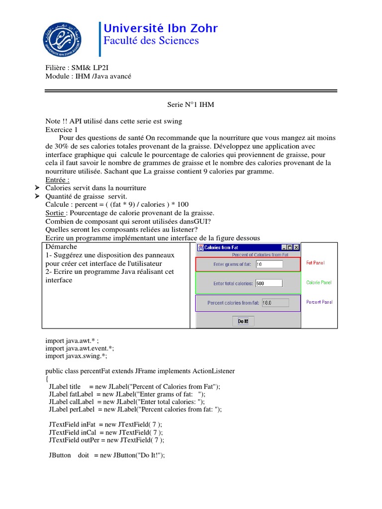 Solution Serie2 IHM | PDF | Java (Langage de programmation) | Génie logiciel