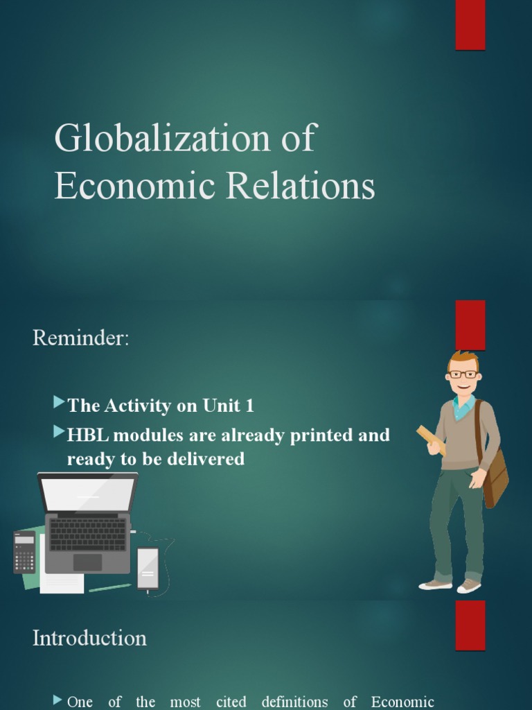 Economic Globalization Overview | PDF | Globalization | International ...