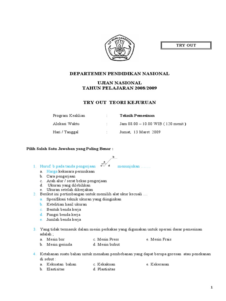 Soal Try Out II | PDF