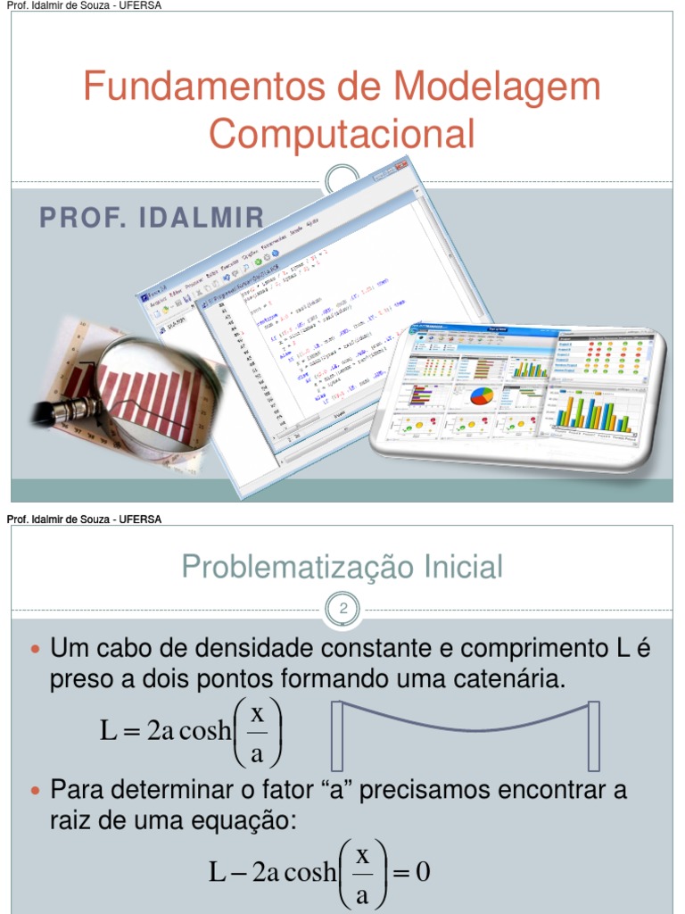 06 - Fundamentos de Modelagem Computacional | PDF | Equações | Cálculo
