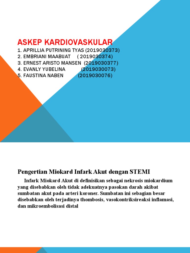 Askep Kardiovaskular (PPT) - 1 | PDF | Pengembangan Diri | Kesehatan Holistik