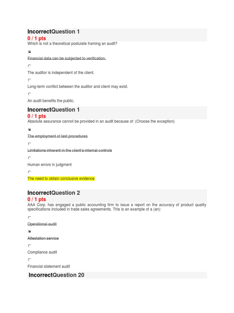 Aud Theo Compilation1 | PDF | Audit | Financial Audit