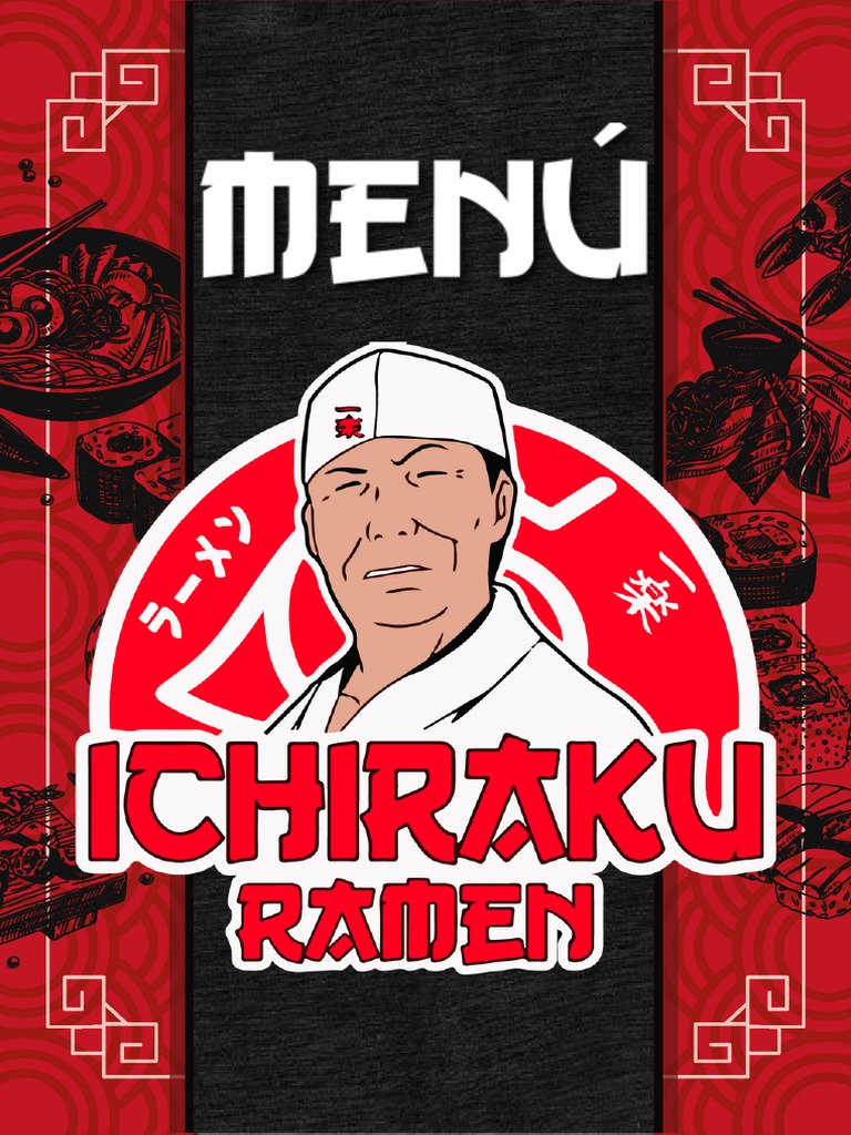 Menú Ichiraku ramen | PDF | Sushi | Ramen
