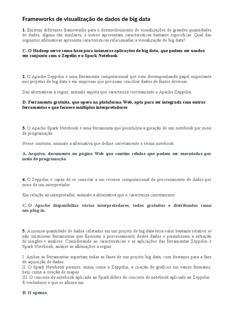 Frameworks para Big Data II | PDF