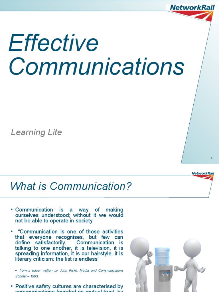 Effective Communications1 | PDF | Communication | Extraversion And Introversion