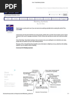 CWB Study Guide - Welding Symbols | PDF | Industrial Processes | Joining