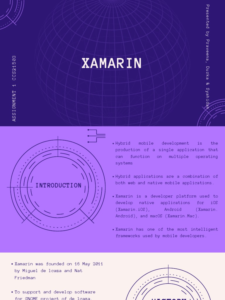 Assignment 1 PROGRAMMING FOR MOBILE DEVICES (CCS21503) | PDF | Xamarin | Software Development