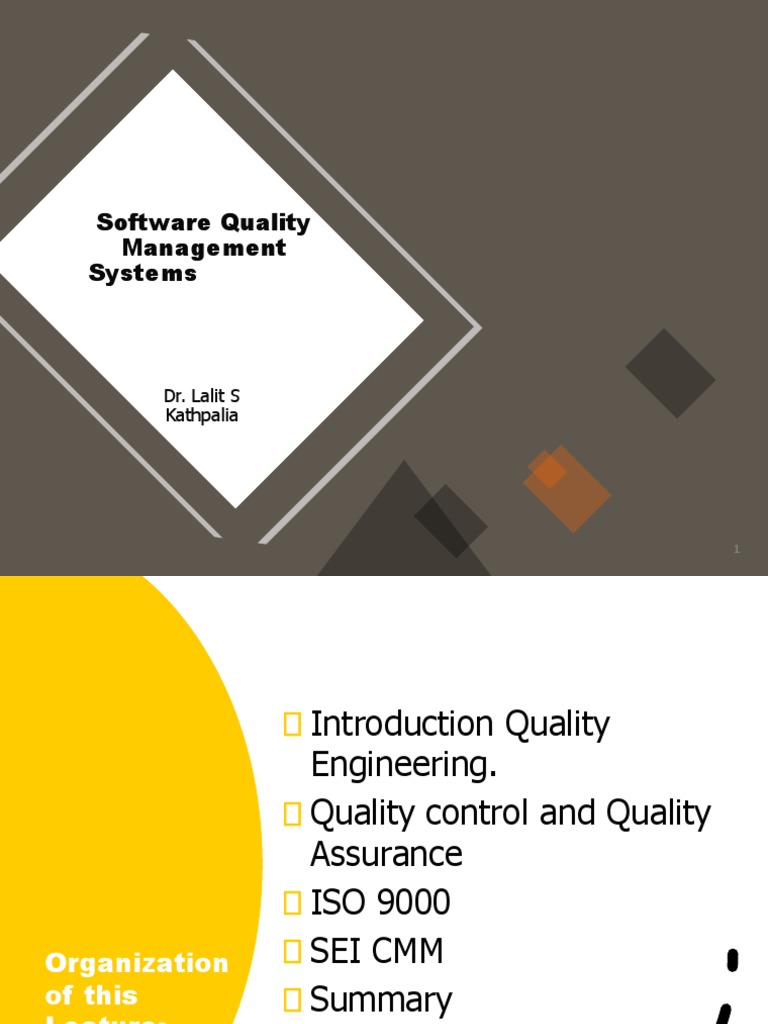 Software Quality Management Systems - GASBMB - QMS | PDF | Quality ...