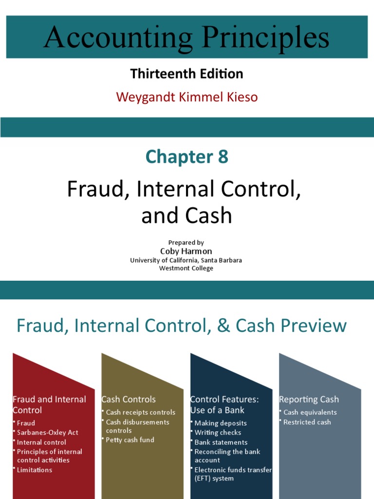 Accounting Principles: Fraud, Internal Control, and Cash | PDF | Cheque ...