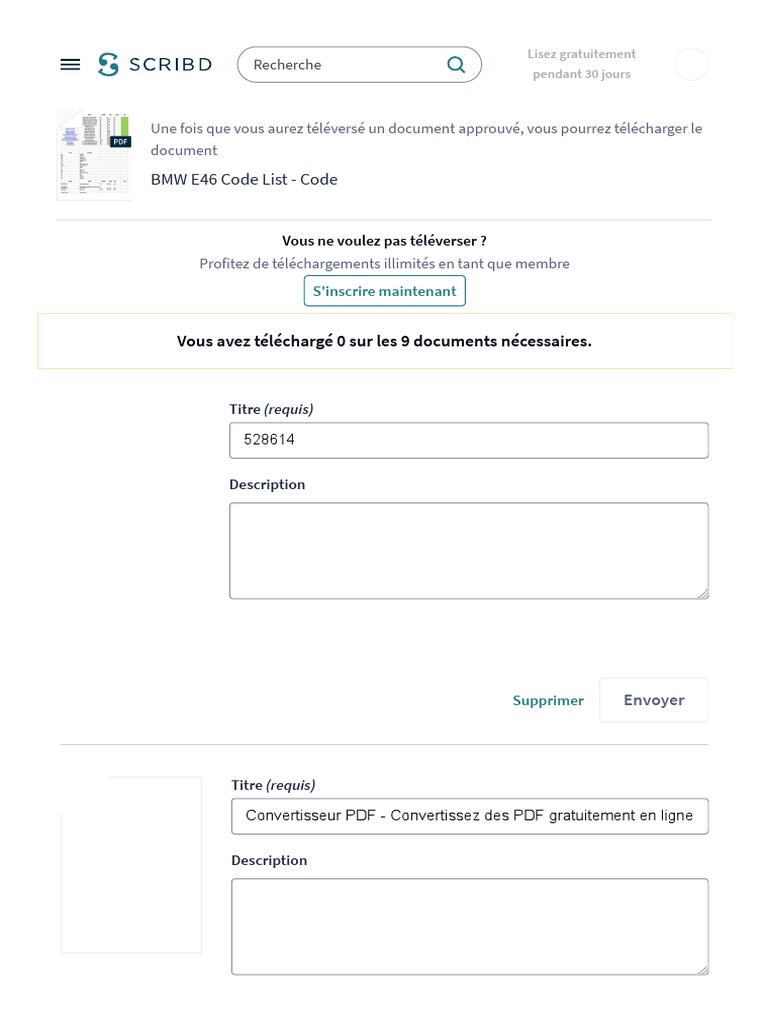 Téléverser Un Document - Scribd | PDF | Informatique | Logiciel