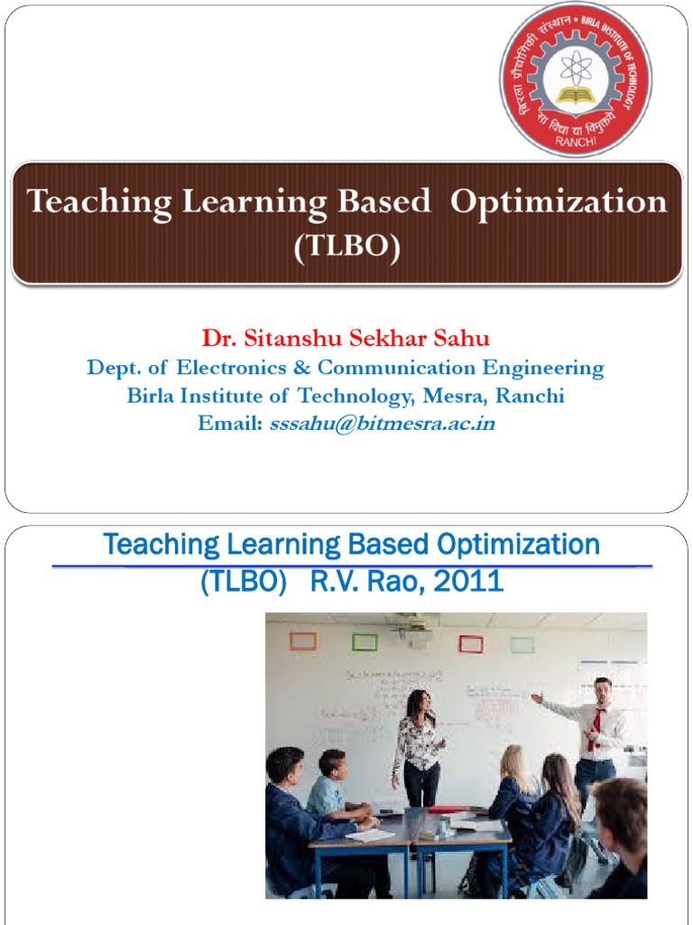 Dr. Sitanshu Sekhar Sahu | PDF | Mathematical Optimization | Learning