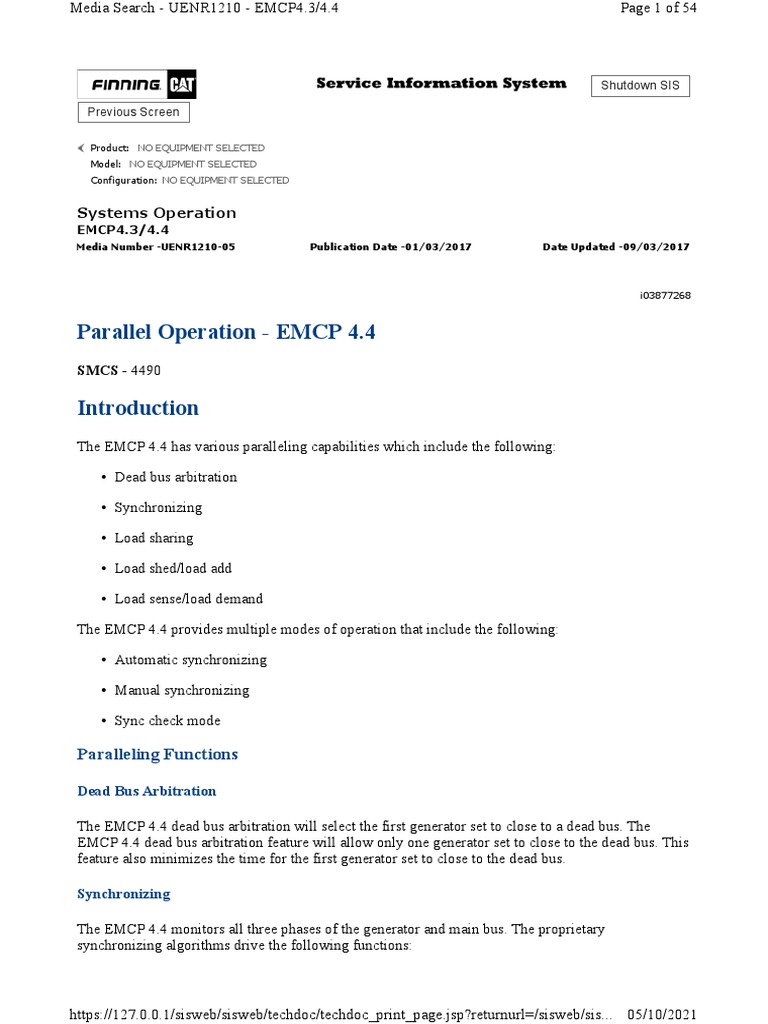 Parallel Operation | PDF | Relay | Electric Generator