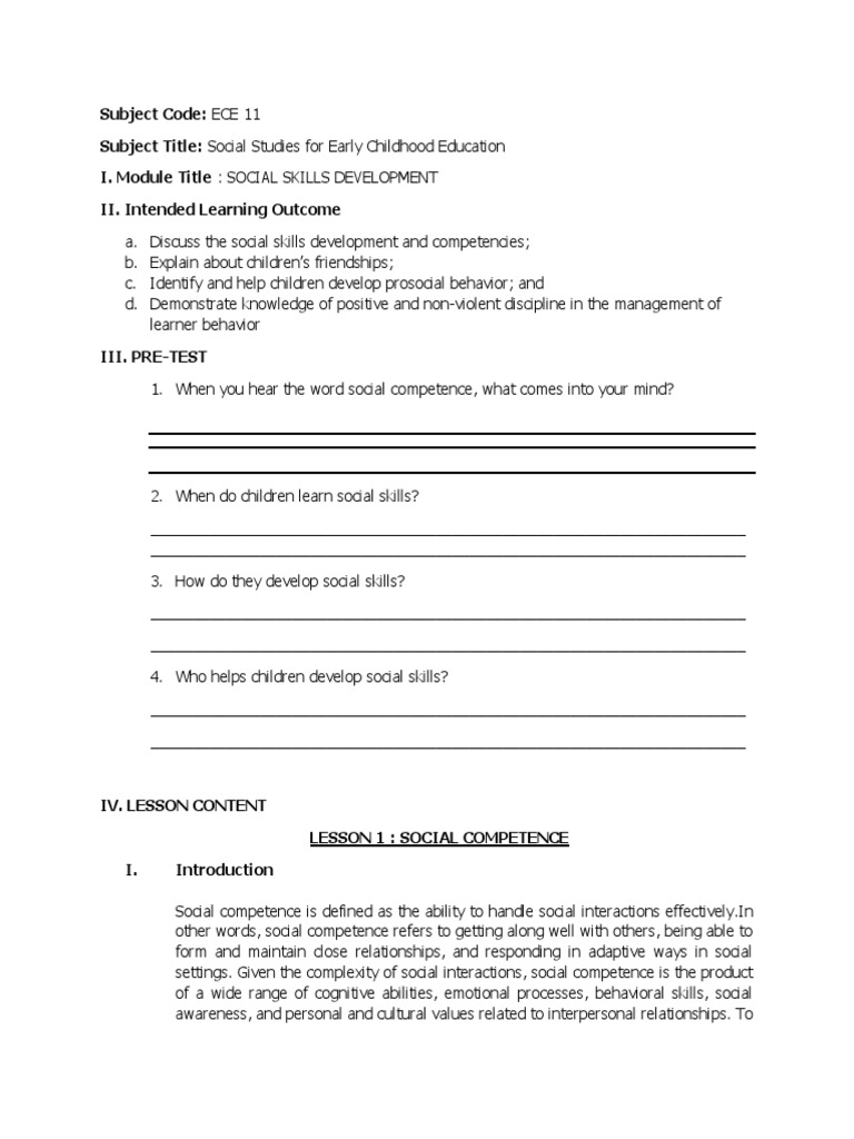 Ece 11 Module 1 Beced II | PDF