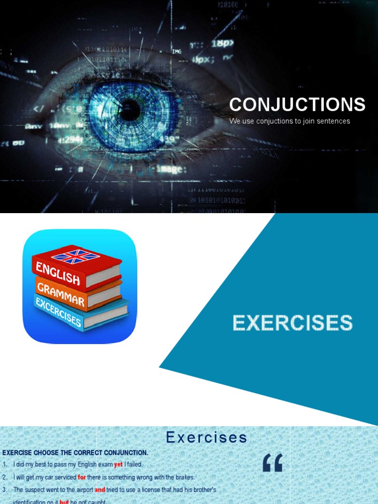 Conjuctions: We Use Conjuctions To Join Sentences | PDF