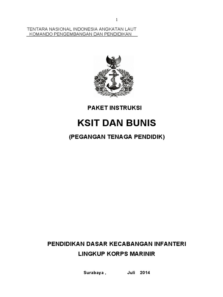 Pelajaran KSIT dan BUNIS TNI AL | PDF | Sains & Matematika | Sejarah
