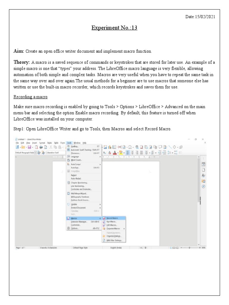 Experiment No.:13: Aim: Theory | PDF