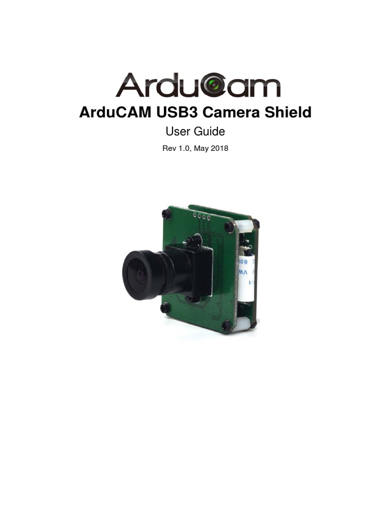 Arducam Usb3 Camera Shield: User Guide | PDF | Raw Image Format ...