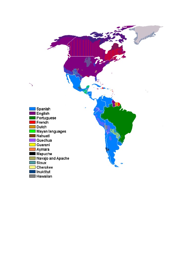 Mapas de Lenguaje de America | PDF