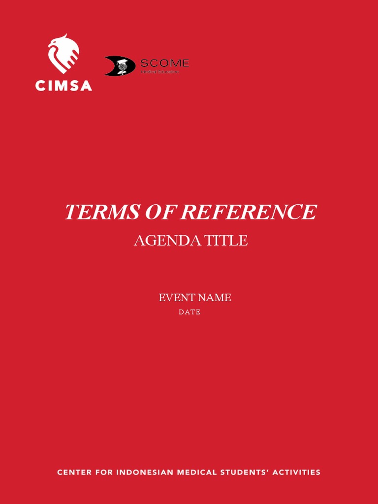 Format ToR SCOME | PDF