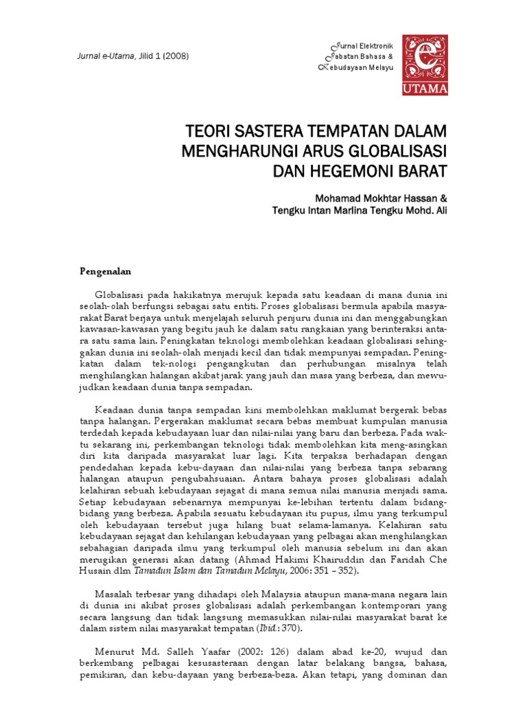 Teori Sastera Melayu | PDF