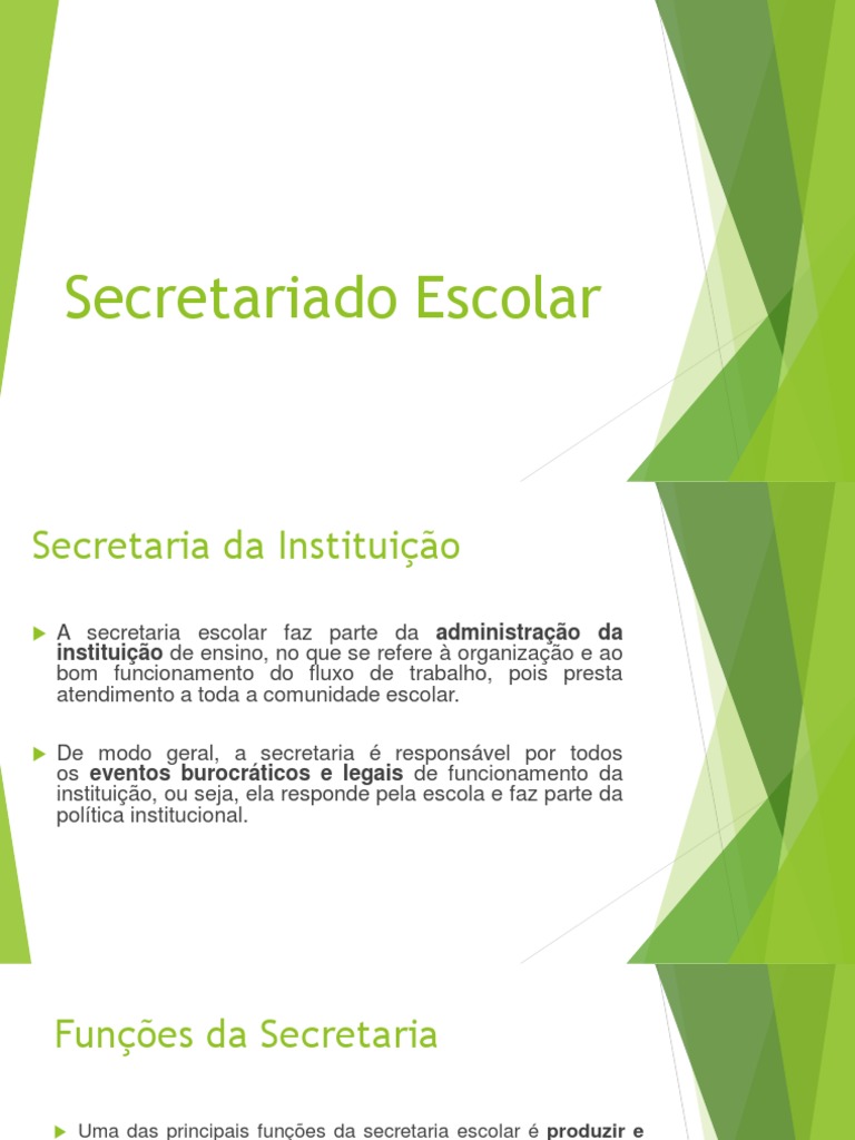 O papel fundamental da secretaria escolar na administração e gestão de ...