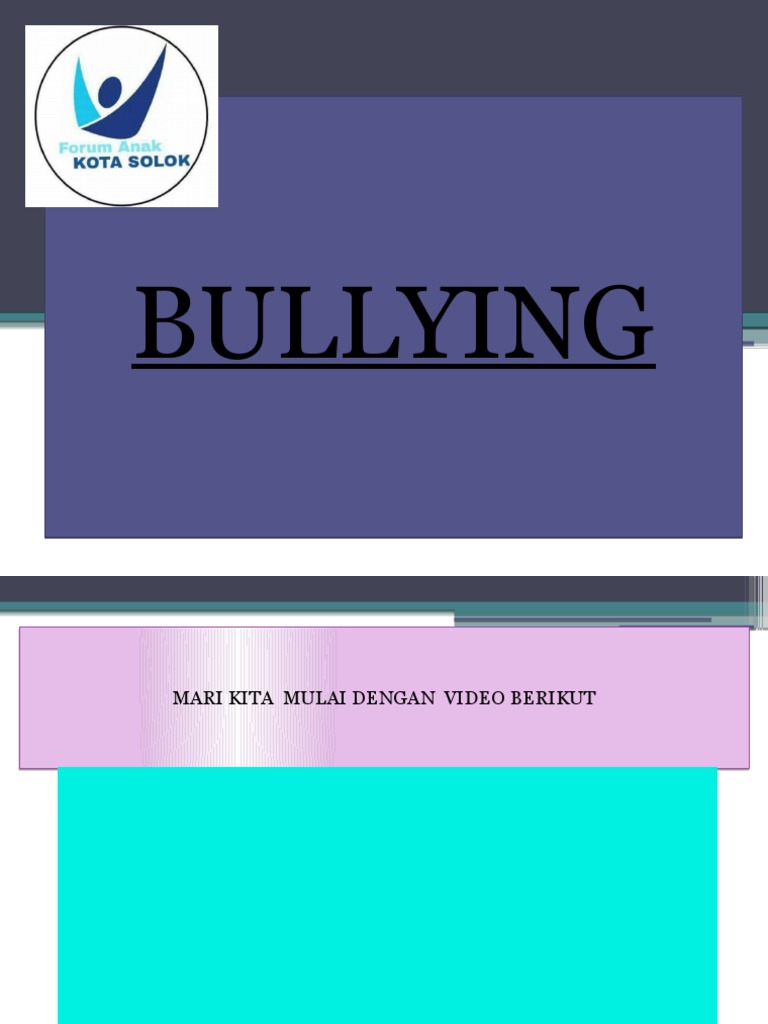 Presentasi Bullying | PDF