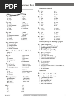 Answer Key - Motivate! 3 Workbook | PDF | E Books