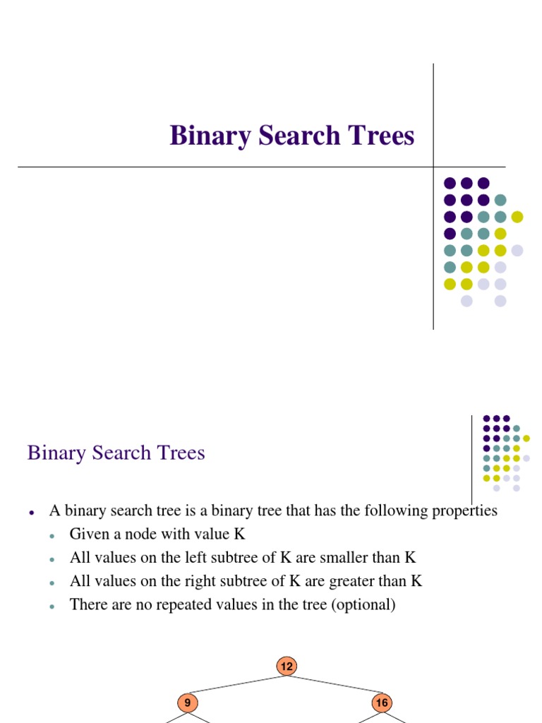 Binary Search Tree | PDF | Applied Mathematics | Computer Data