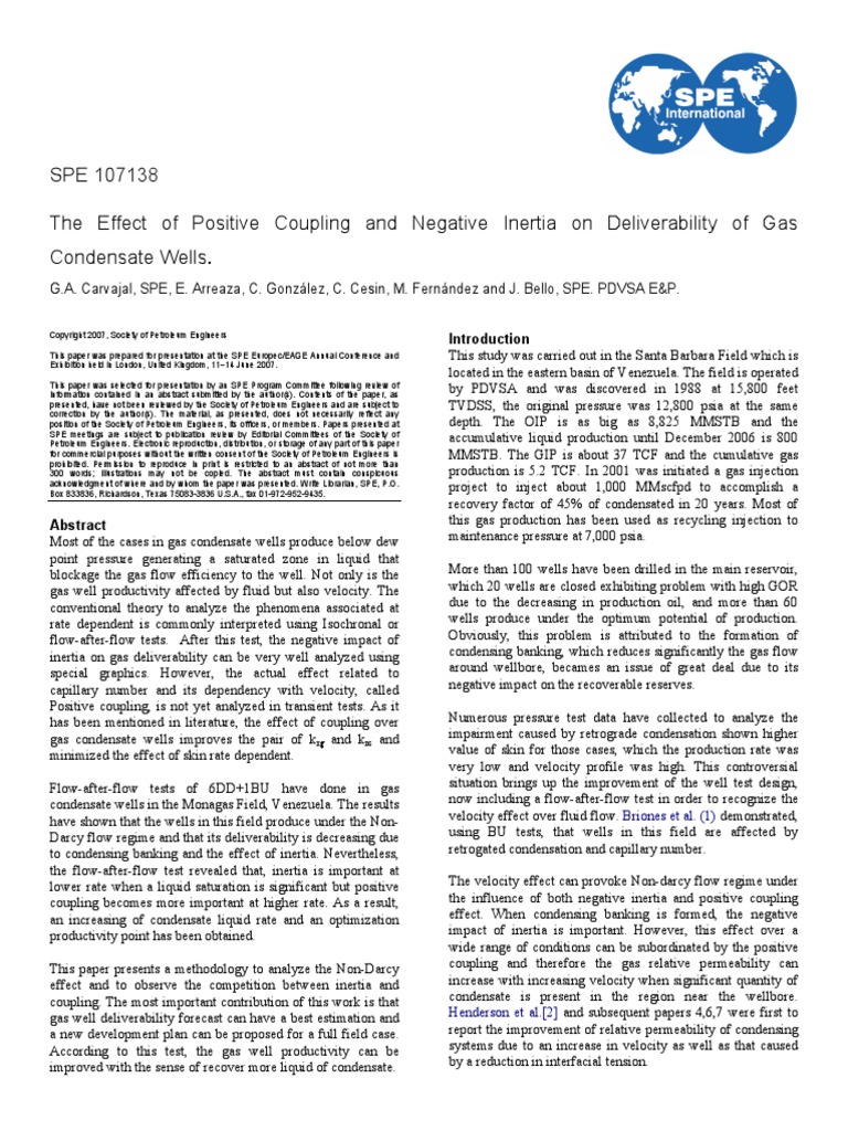 SPE 107138 The Effect of Positive Coupling and Negative Inertia On ...