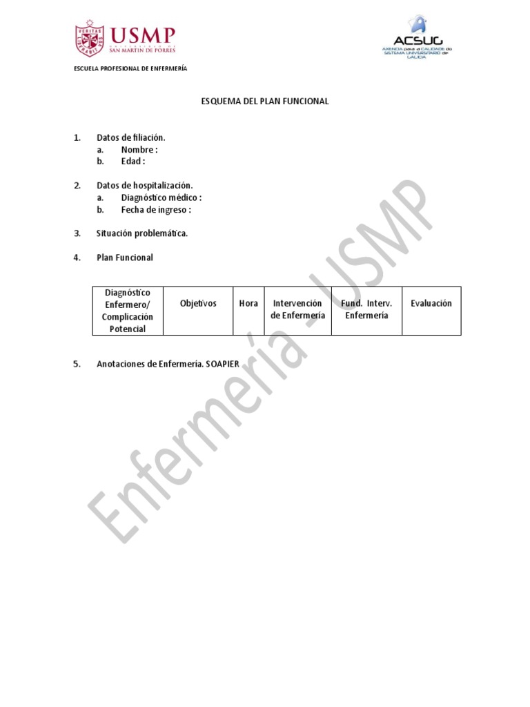 Esquema Plan Funcional 2020 | PDF