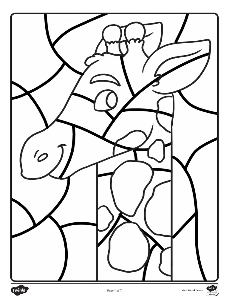 Animal Cubism Craft Activity Sheets Ver 1 | PDF