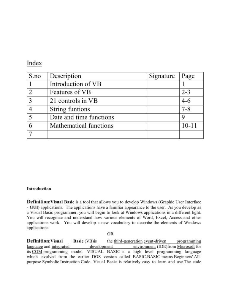 VB File | PDF | Basic | Graphical User Interfaces