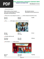 IKLC Pre Ecolier Level Past Paper | PDF