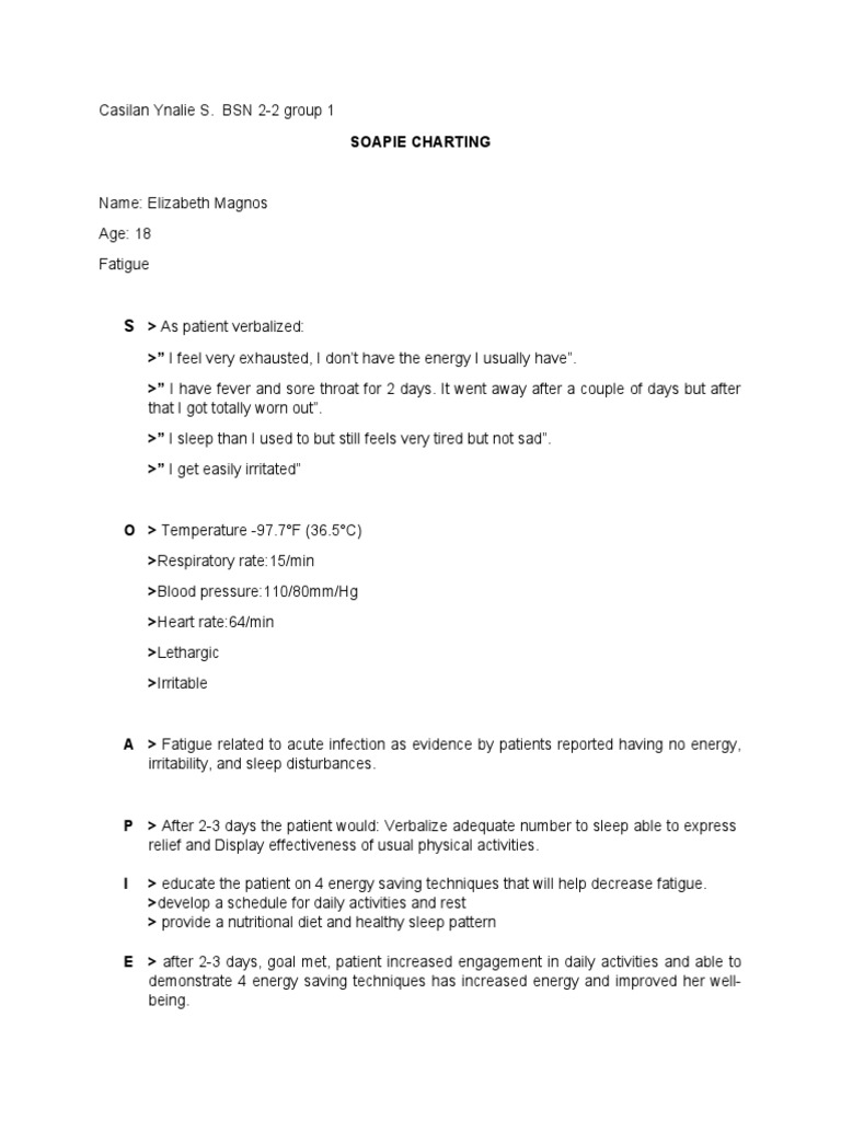 Soapie Charting | PDF
