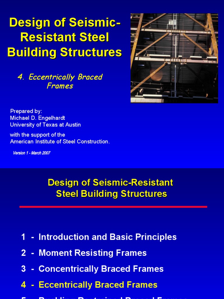Design of Seismic-Resistant Steel Building Structures | PDF | Strength ...