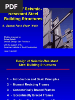 7 Steel - SCBF - Design PDF | PDF | Buckling | Deformation (Engineering)