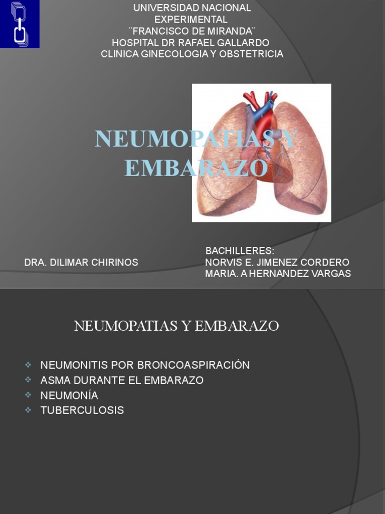 Neumopatias y Embarazo | PDF | Neumonía | Asma