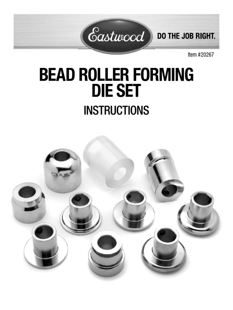 Bead Roller Forming Die Set | PDF | Screw | Sheet Metal