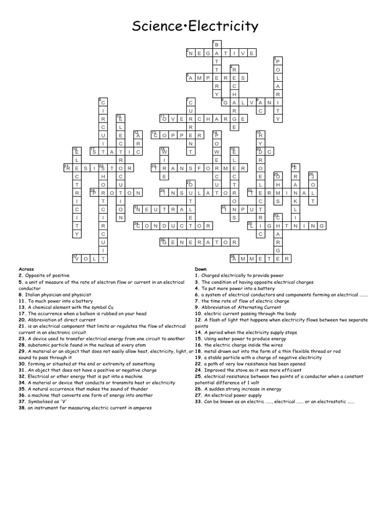 ScienceElectricity Answer Key | PDF | Electric Current | Electricity