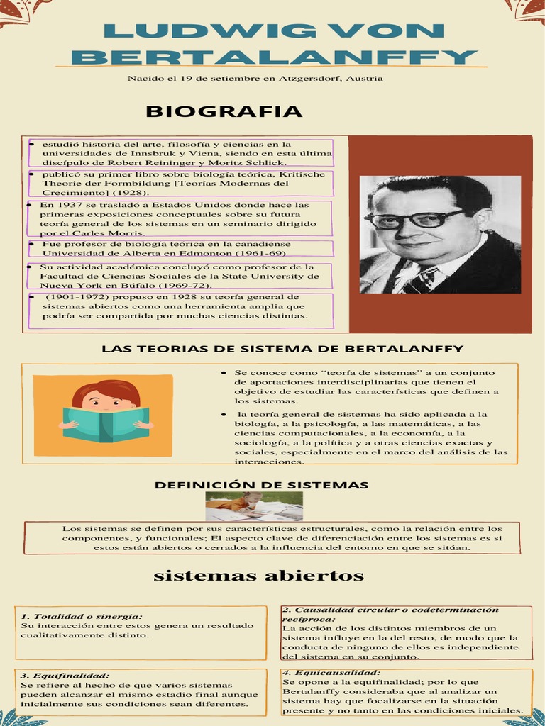 Ludwig Von Bertalanffy | PDF | Teoría de sistemas | Biología