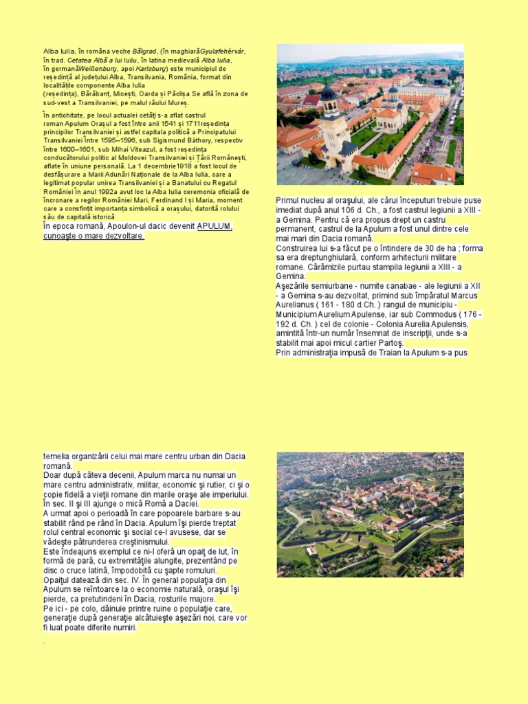 Alba Iulia | PDF