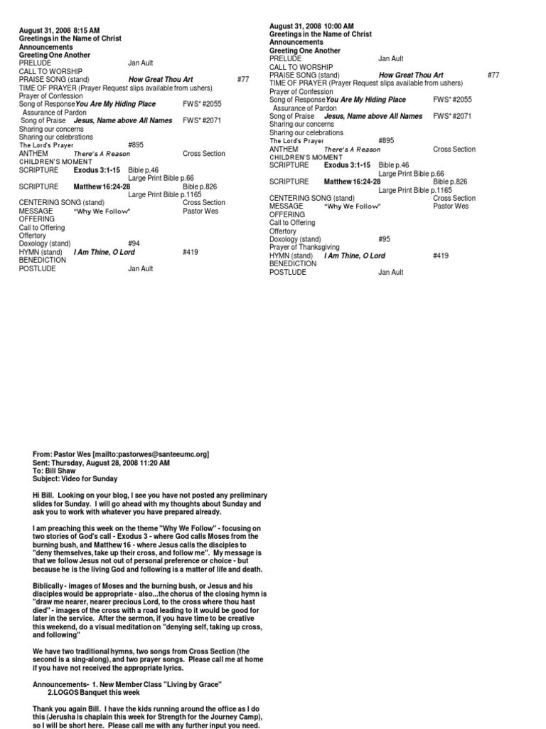 083108b PDF | PDF | Confession (Religion) | Jesus