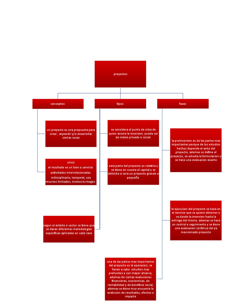 Gestion de Proyectos Mapa Conceptual | PDF | Business | Economias