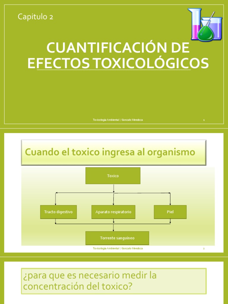 Cap2 - Cuantificación de Efectos Toxicológicos - I - 20 | PDF ...